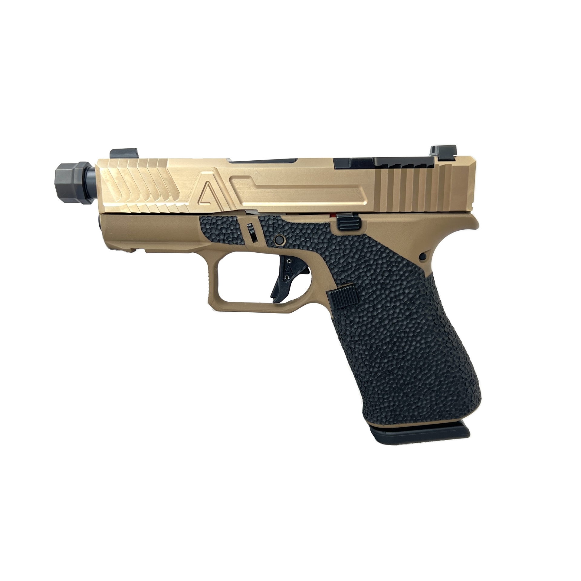Agency Arms Glock 43X MOS Hybrid FDE 2-Tone Threaded EDC Full Build ...