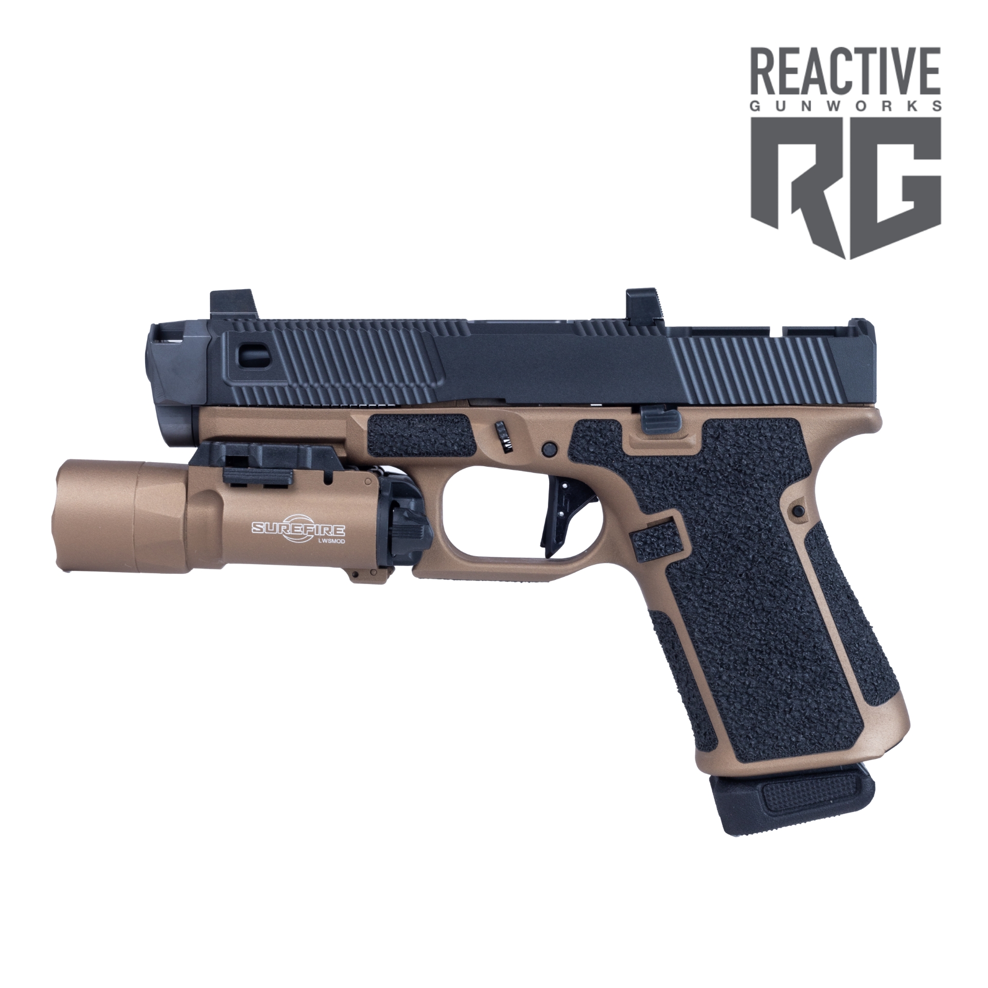 LWS G19 Gen 5 Ripper Full Build Black/Bronze ACRO Cut Afterburner ...