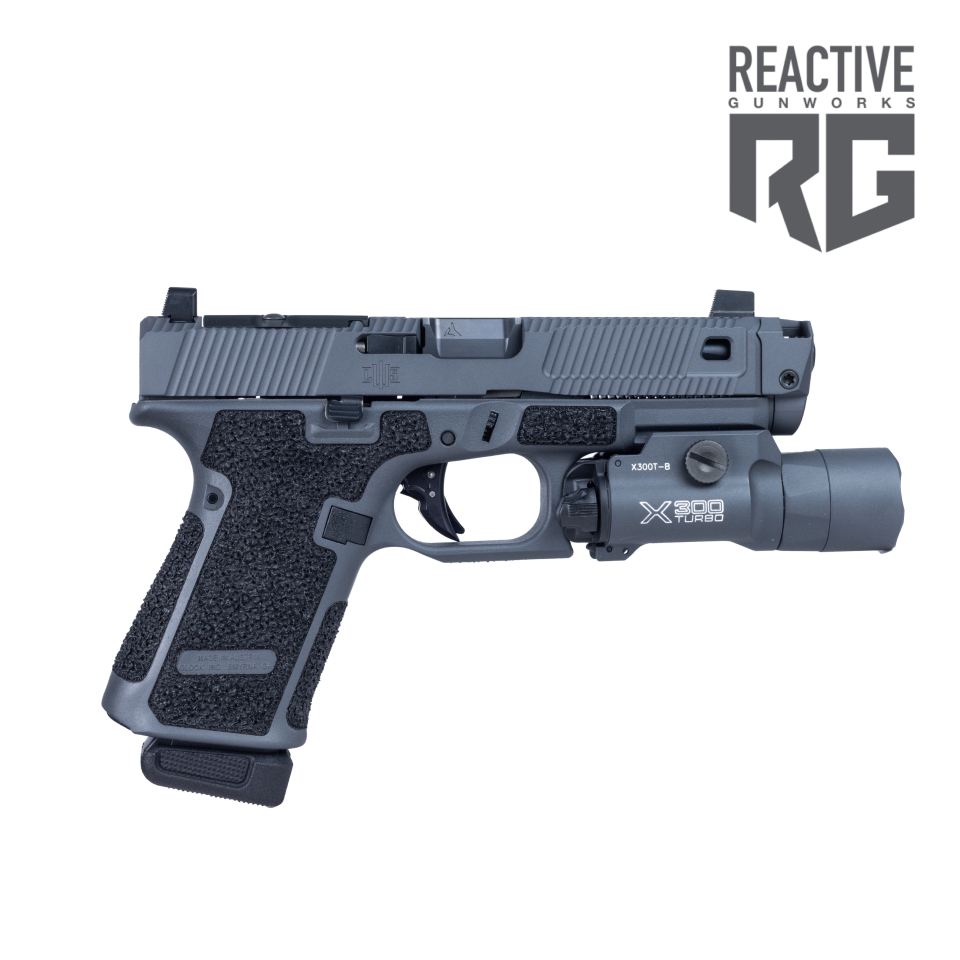 LWS G19 Gen 5 Ripper Full Build Gray RMR Cut | Reactive Gunworks ...