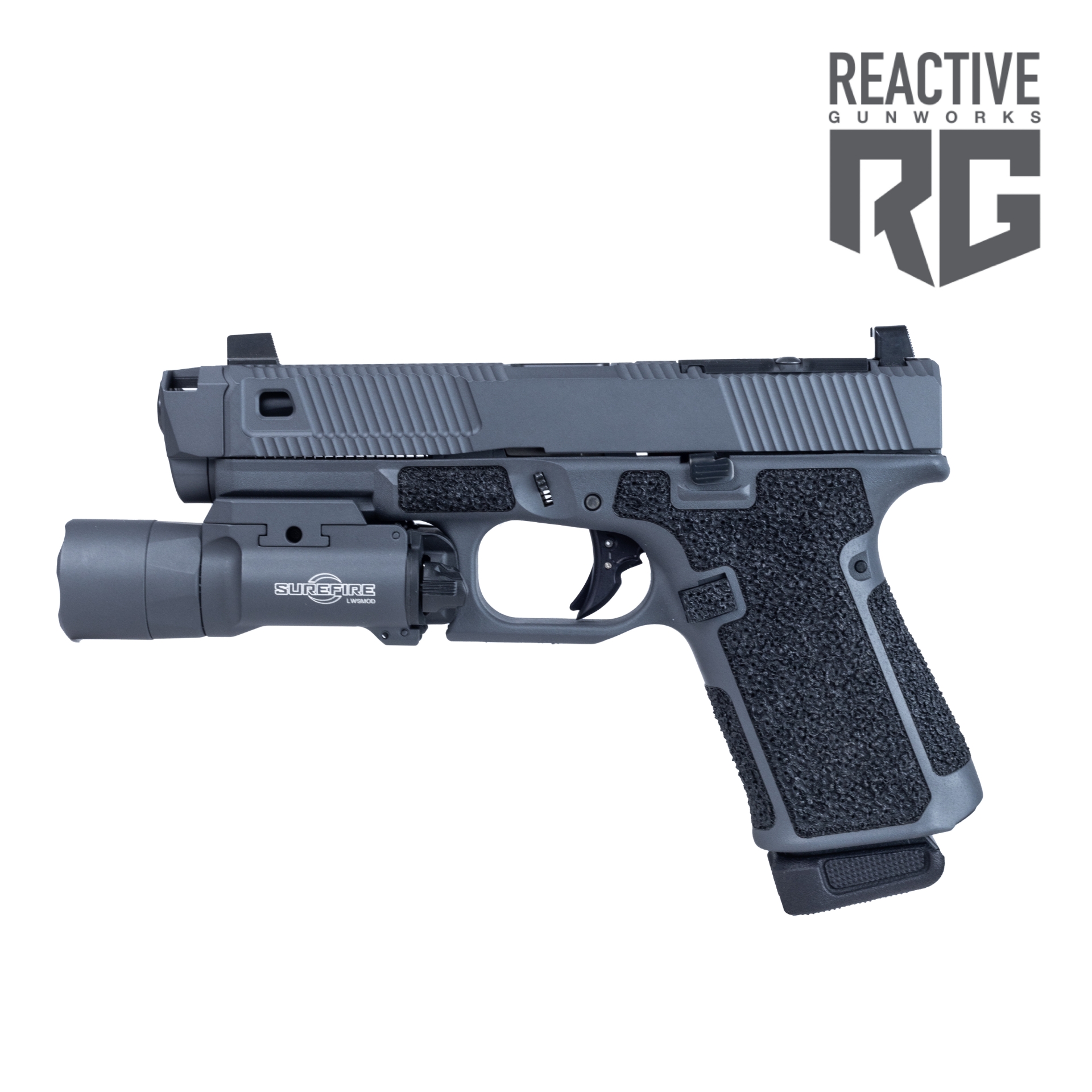 LWS G19 Gen 5 Ripper Full Build Gray RMR Cut | Reactive Gunworks ...