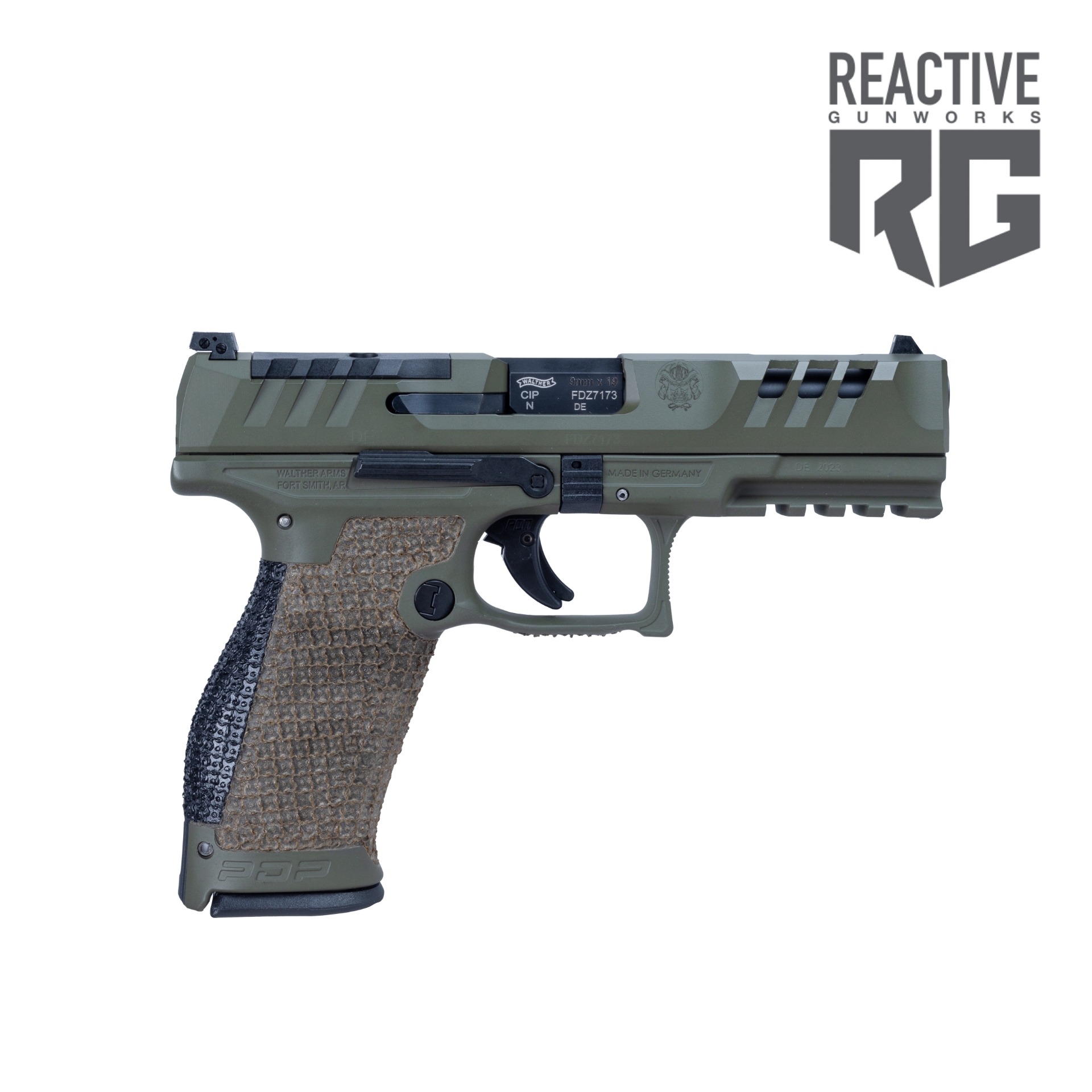 Monsoon x Modern Samurai ProSpec PDP F Green Lucky 7's (9mm) 4.5 ...