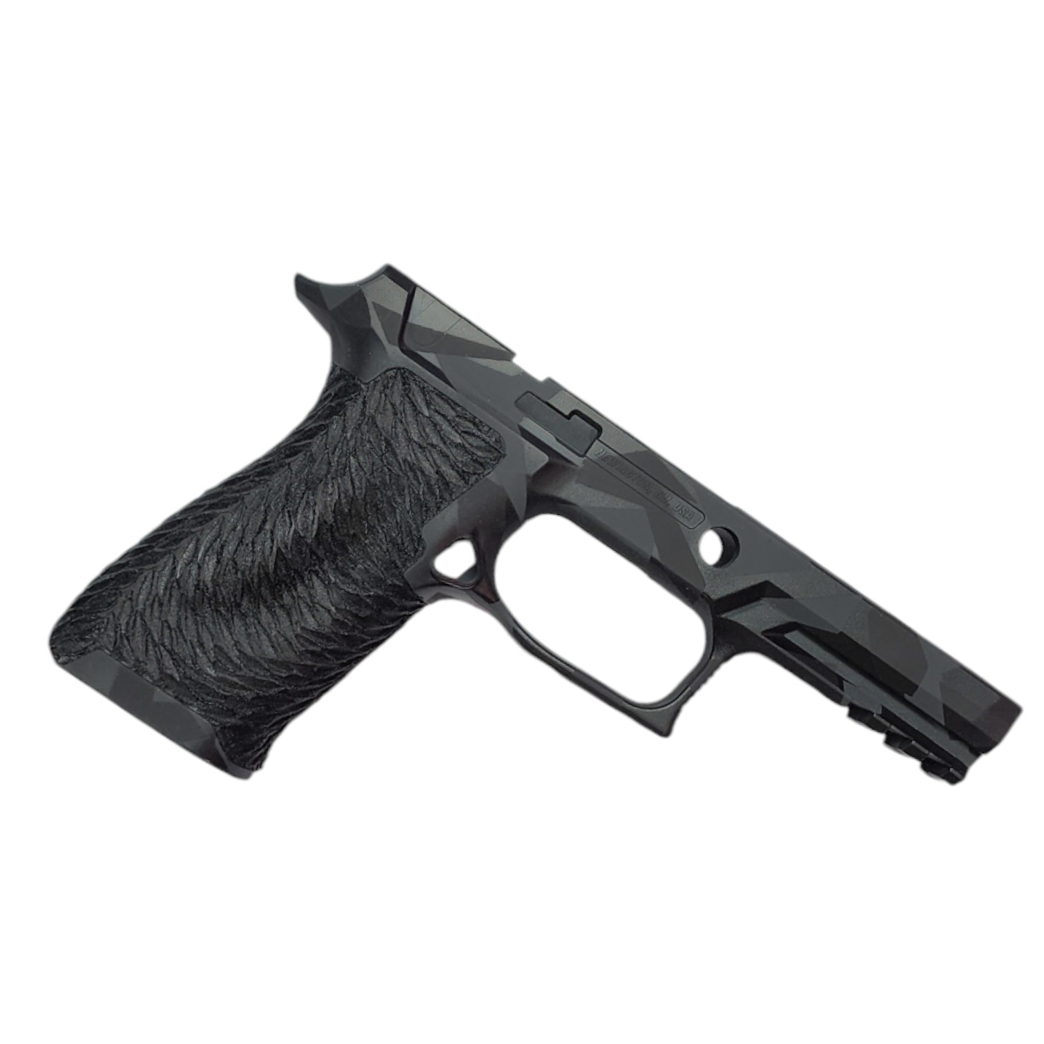 Dave Modz Stippled P320 XCarry Grip Module Apex Phantom Fracture Camo | Reactive Gunworks