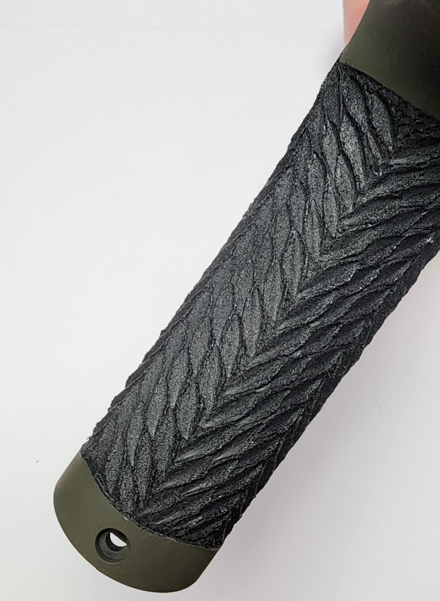 Dave Modz Stippled P320 XCarry Grip Module Pinnacle OD Green | Reactive Gunworks