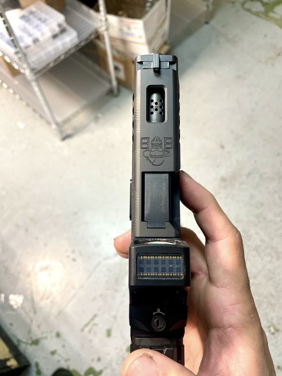 Blackbeards Customs Beretta XOST Ported APX Spectral Camo Holosun Optic ...