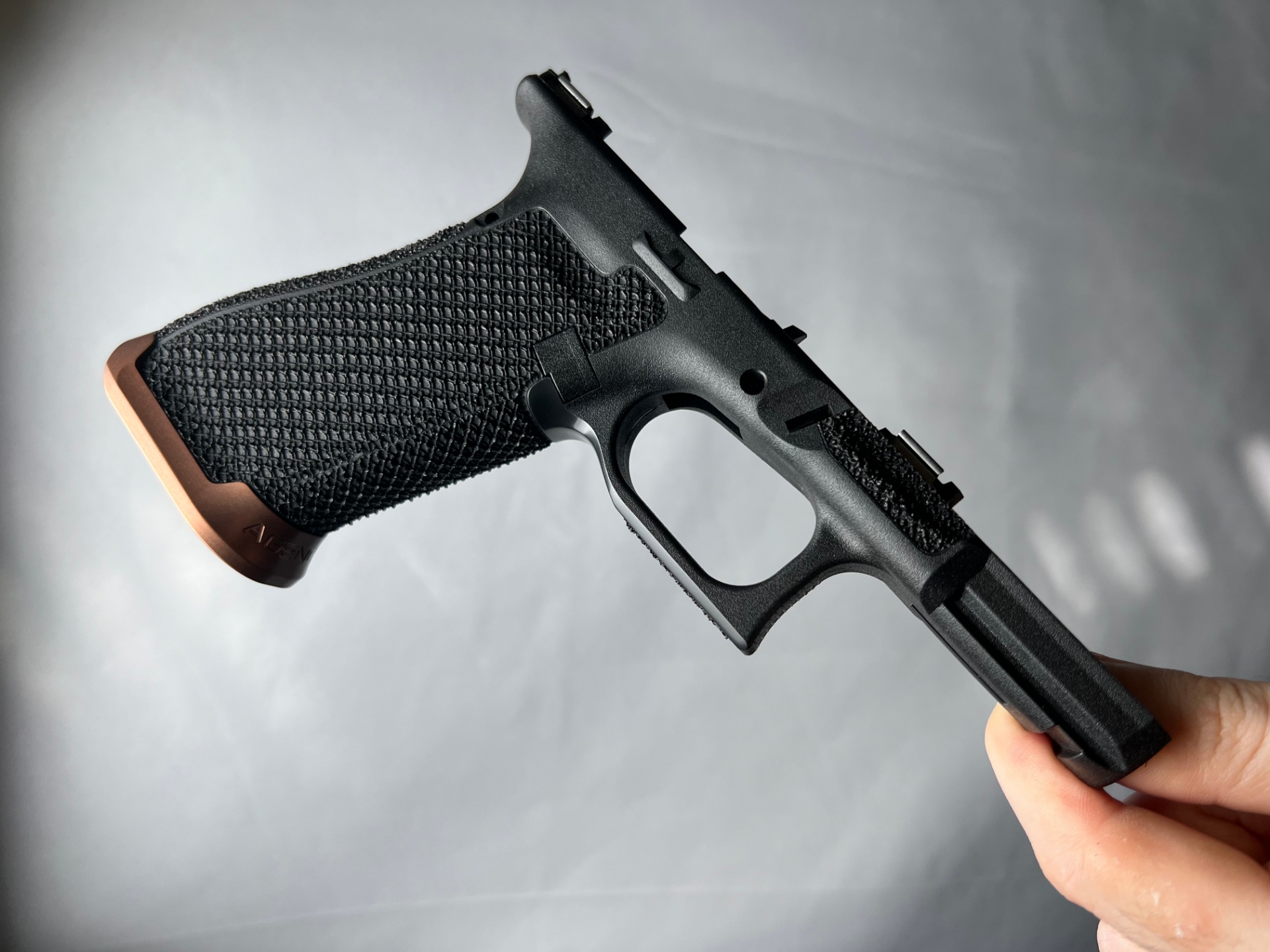 Lead Baron Customs G45 Stippled Frame Combo Texture Magwell Single ...