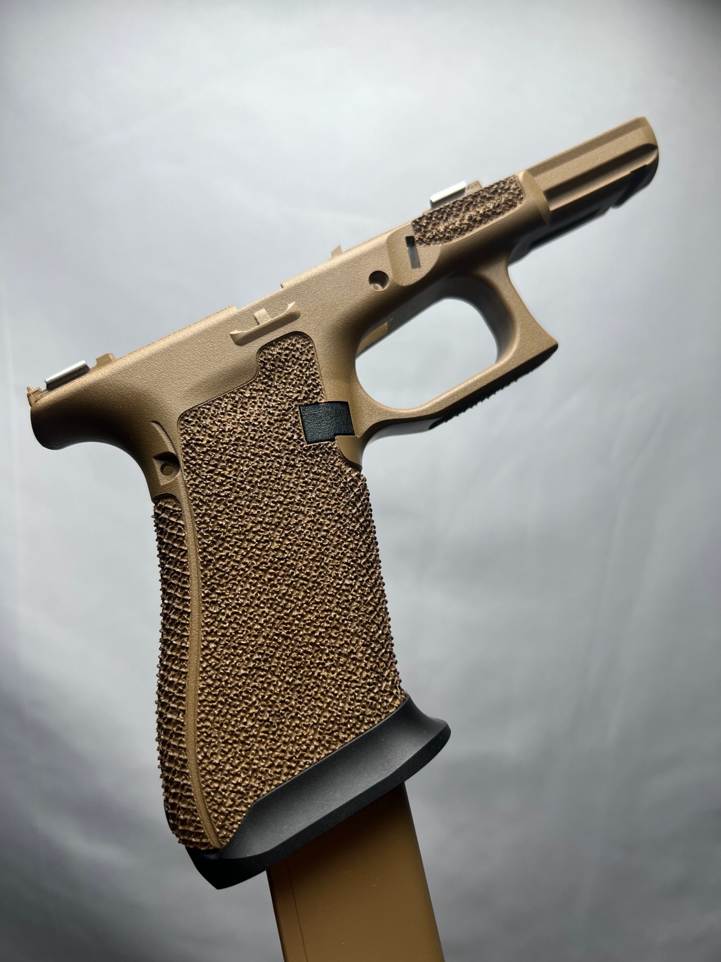 Lead Baron Customs G19X Stippled Frame Combo Texture Magwell Single ...