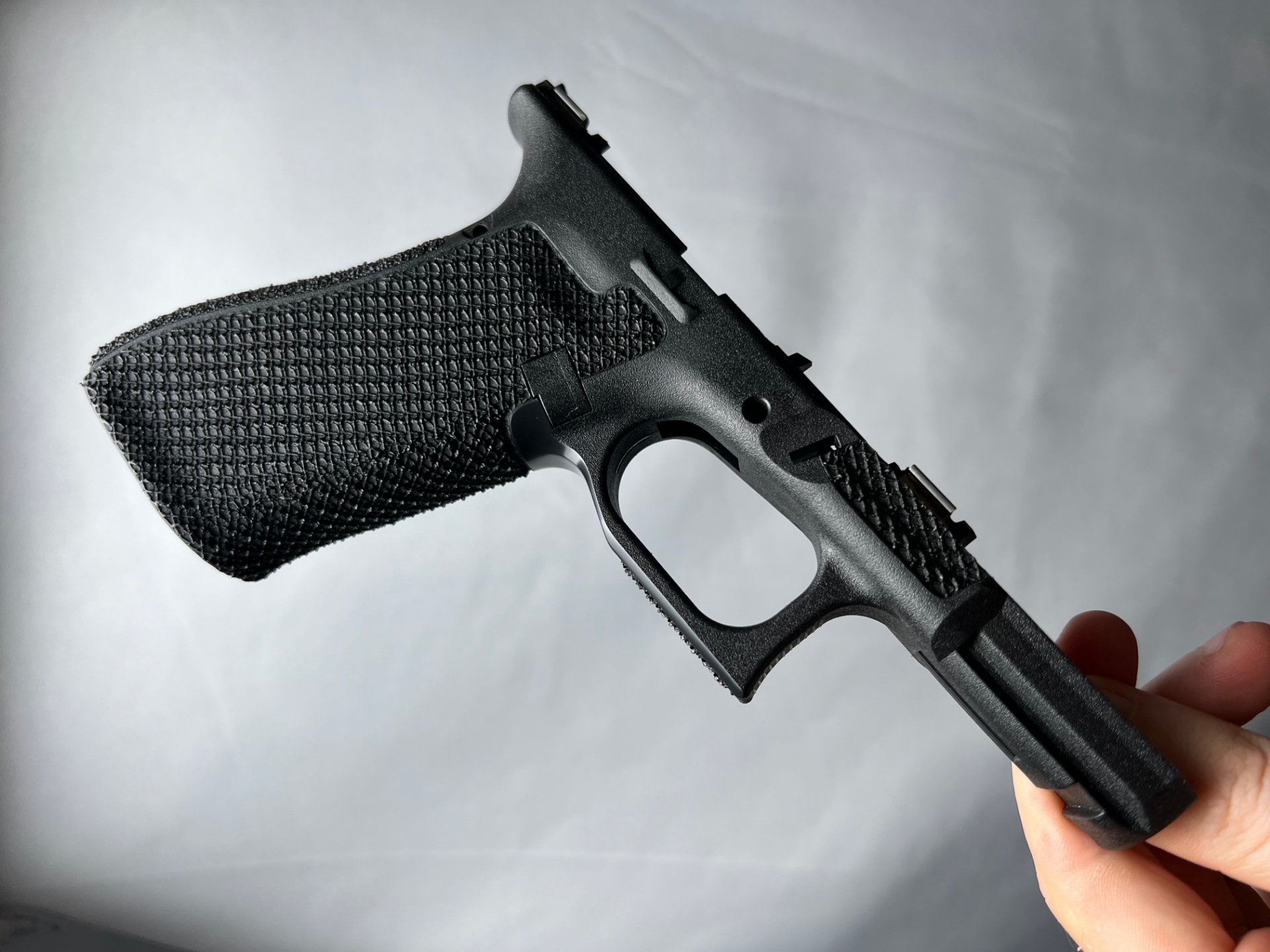 Lead Baron Customs G45 Stippled Frame Combo Texture Single Recessed ...