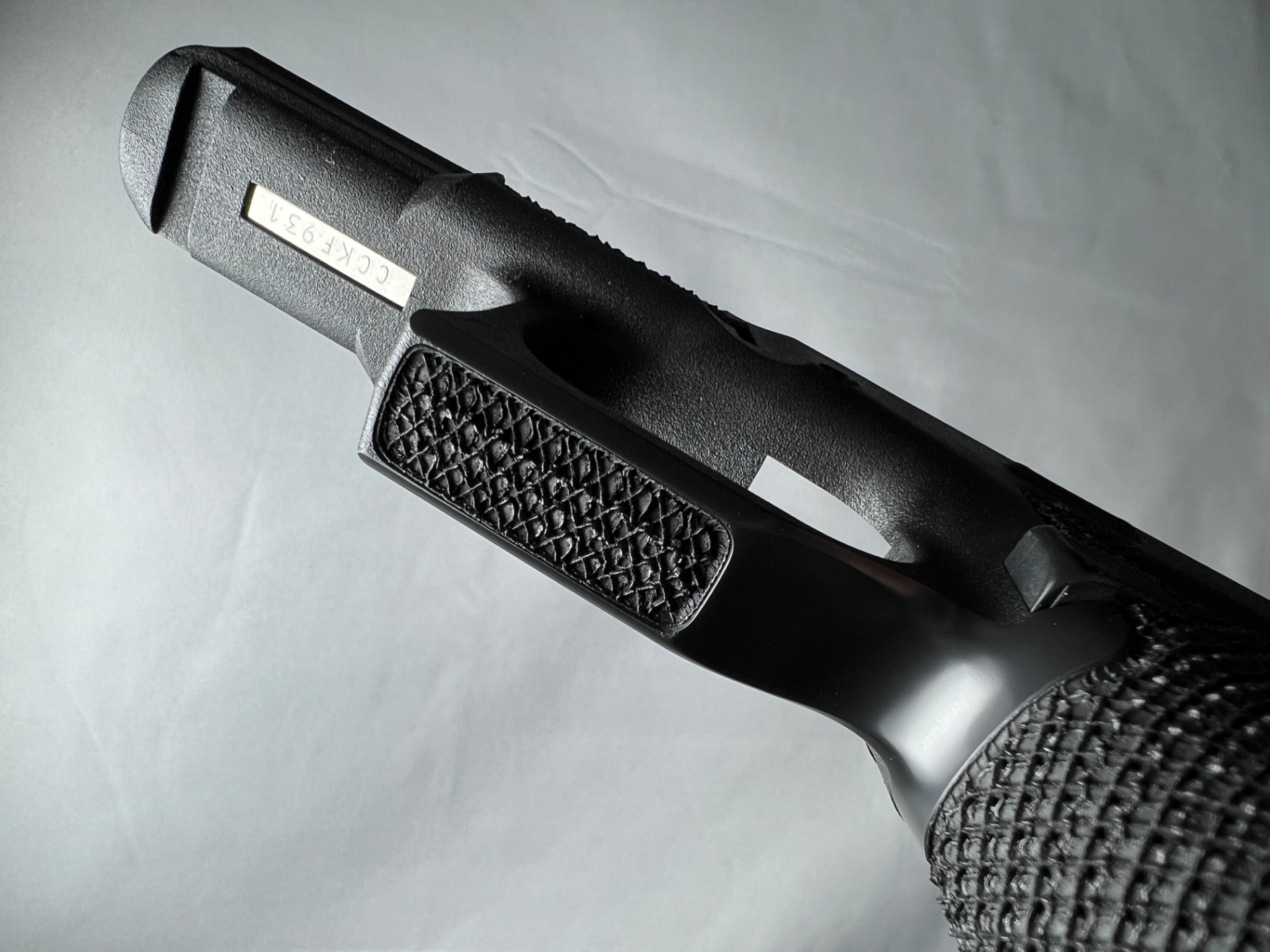 Lead Baron Customs G19 Gen 5 Stippled Frame Combo Texture Single Recessed Tracker Texture ...