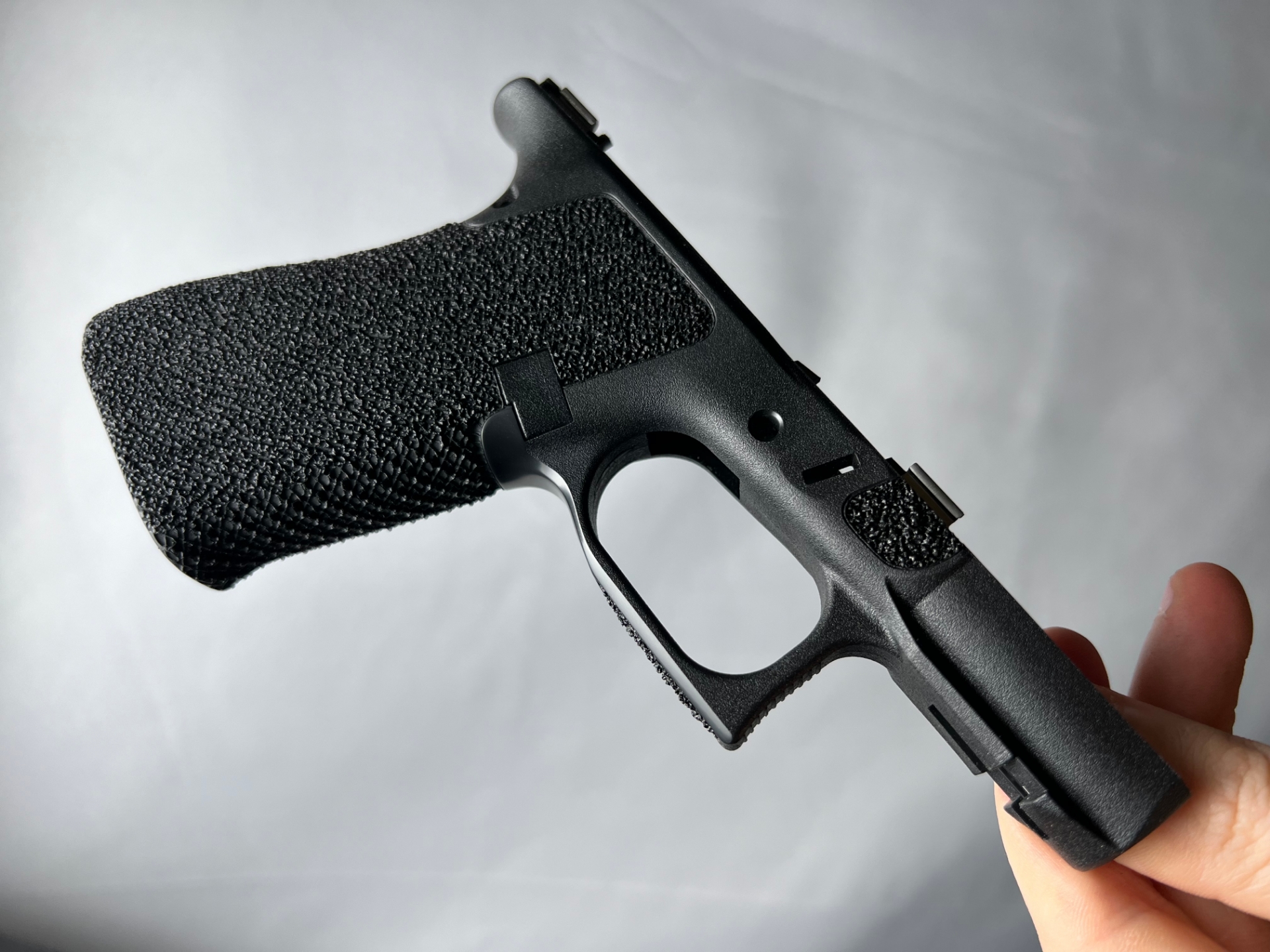 Lead Baron Customs G48 MOS Stippled Frame Combo Texture Single Recessed ...