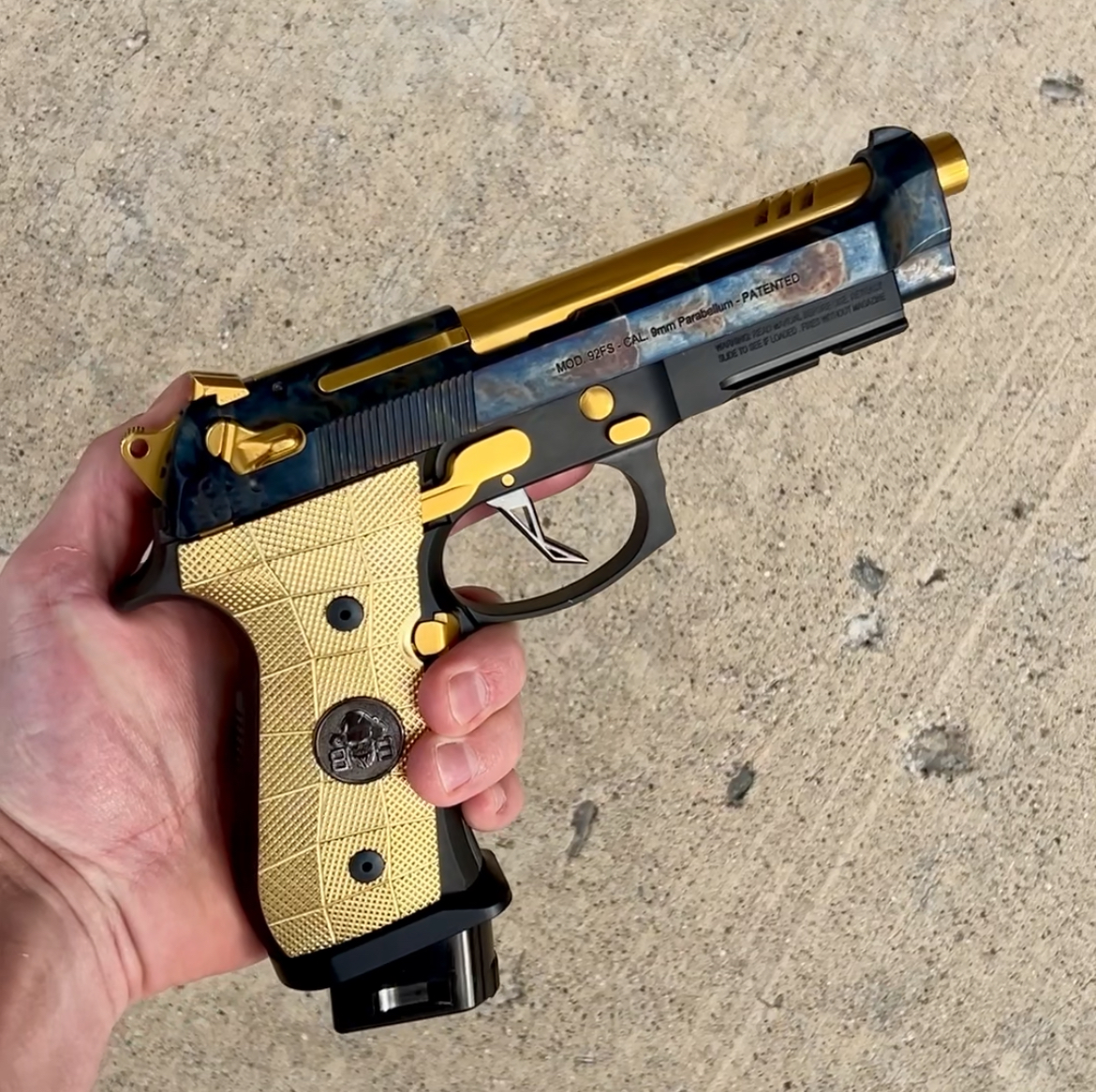 Blackbeards Customs Beretta M9A1 Margaret's Treasure Ported | Reactive ...