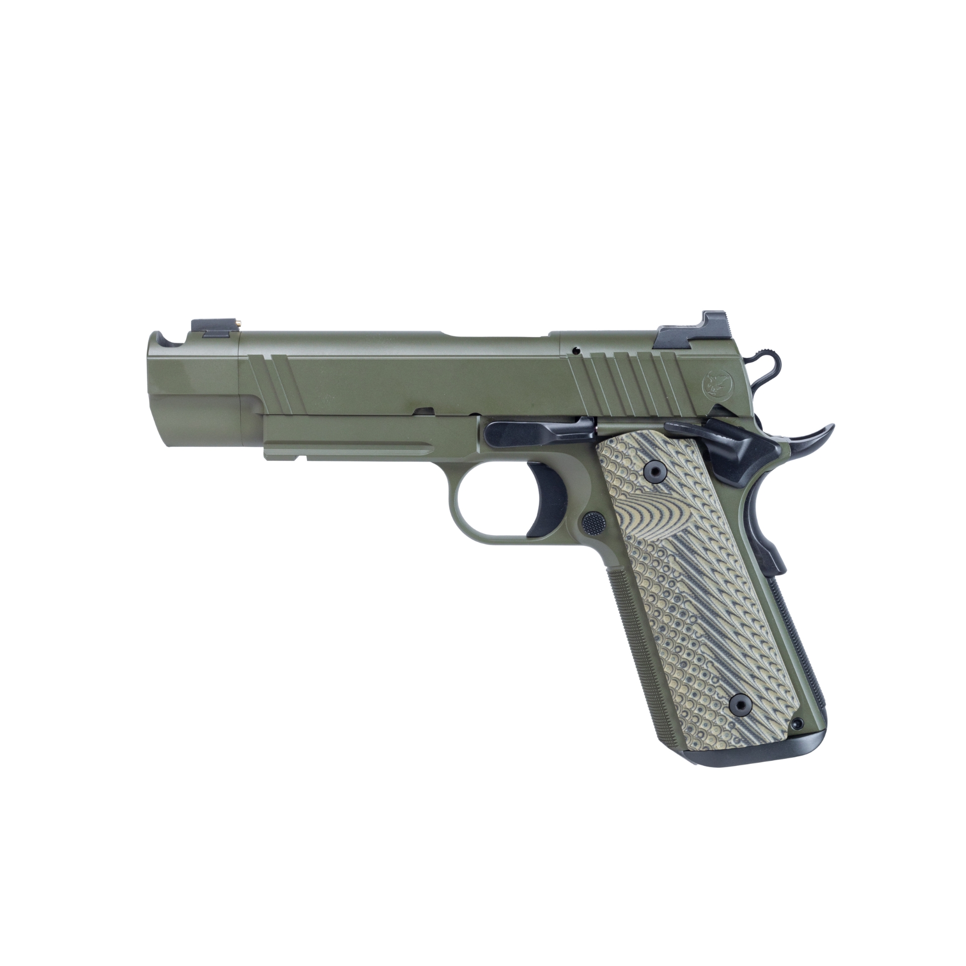 Nighthawk Custom Fire Hawk (.45 ACP) OD Green IOS Ambi Recon Rail ...