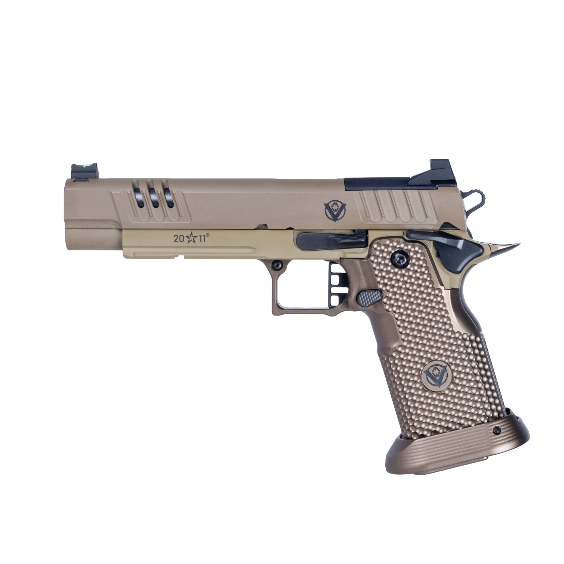 Vulcan Staccato XL Ignis Ported FDE Shades DPO (9mm) | Reactive Gunworks | Reactive Gunworks