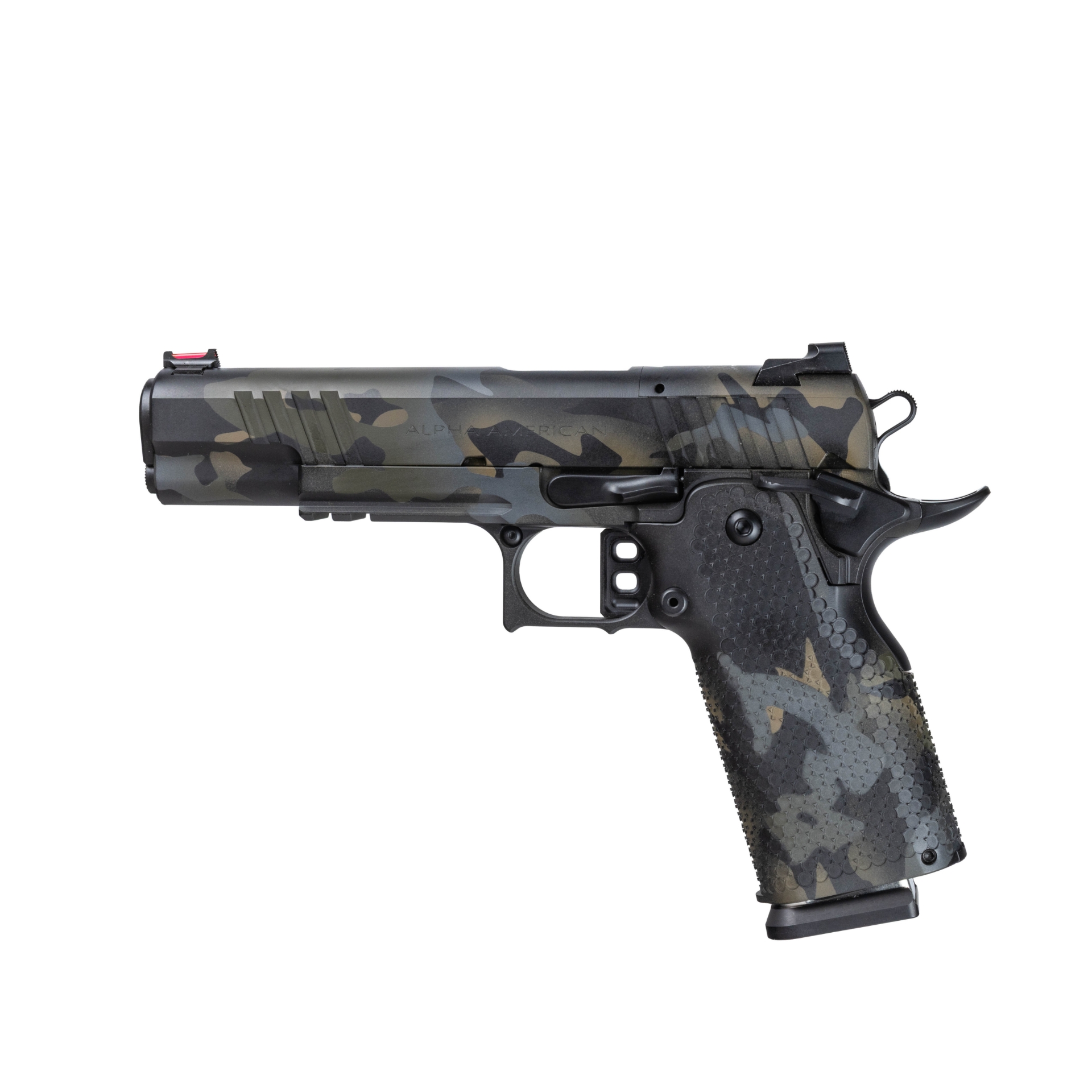 Alpha American AAF-3 Night Ops Camo (9mm) 5" Optics Ready | Reactive ...