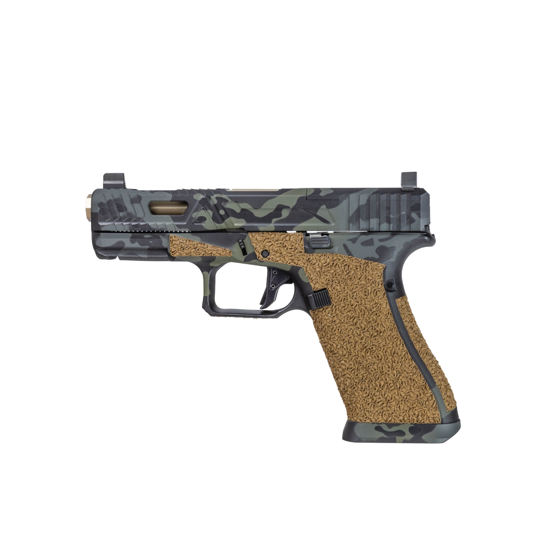 Agency Arms Glock 19X Ported EXA MultiCam Black Premier FDE | Reactive ...