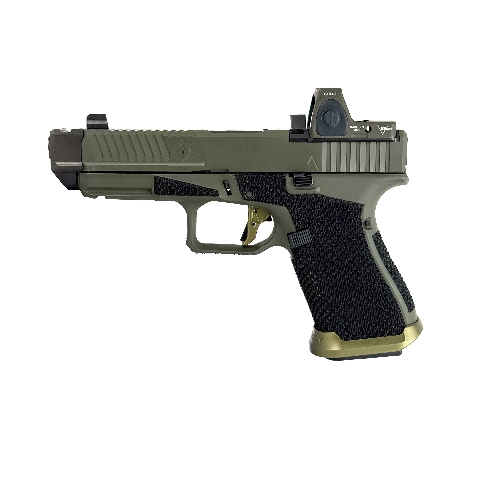 Agency Arms x Sage Dynamics Glock 19 G5 V2 OD Green RMR (1 of 1 ...