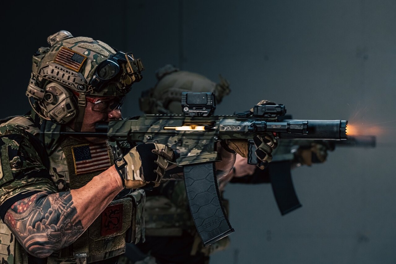 Genesis Arms RONIN GEN-12 (12 GA) 5" Barrel SBS W/ HUXWRX VENTUM 12K ...