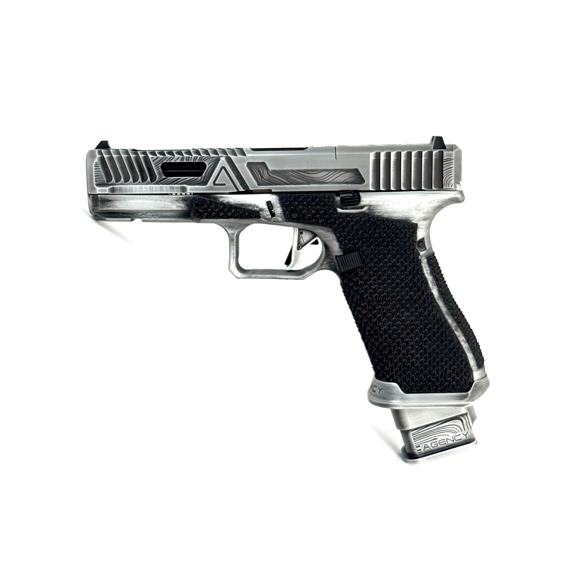 Agency Arms Glock 17 Gen 5 Ported EXA Beskar Aggressive Polished Mid ...